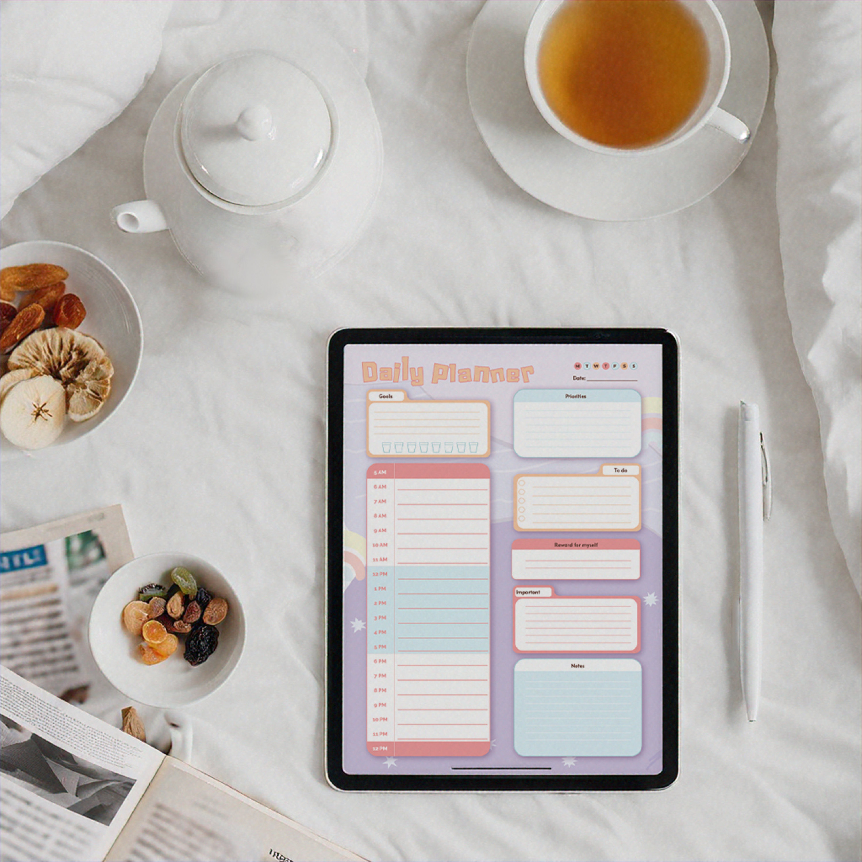 Cozy iPad Pro Mockup for Digital Product Business Owner, Minimalist ...