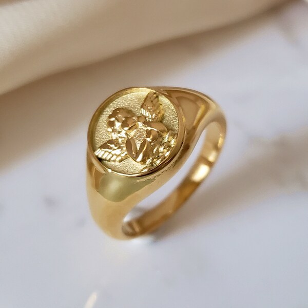 Angel Wings Ring - Etsy