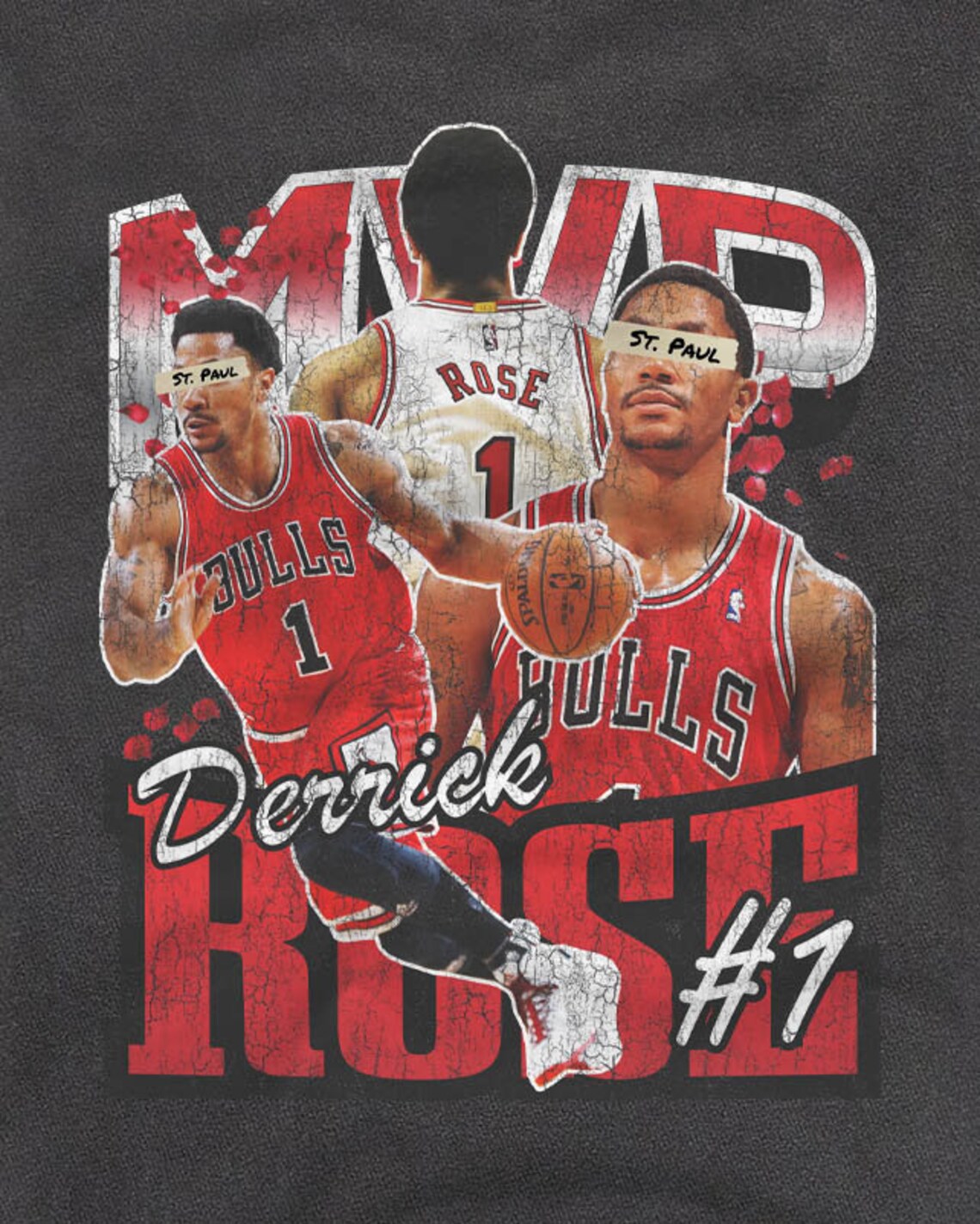 DRose MVP Vintage Bootleg Rap Tee | Etsy
