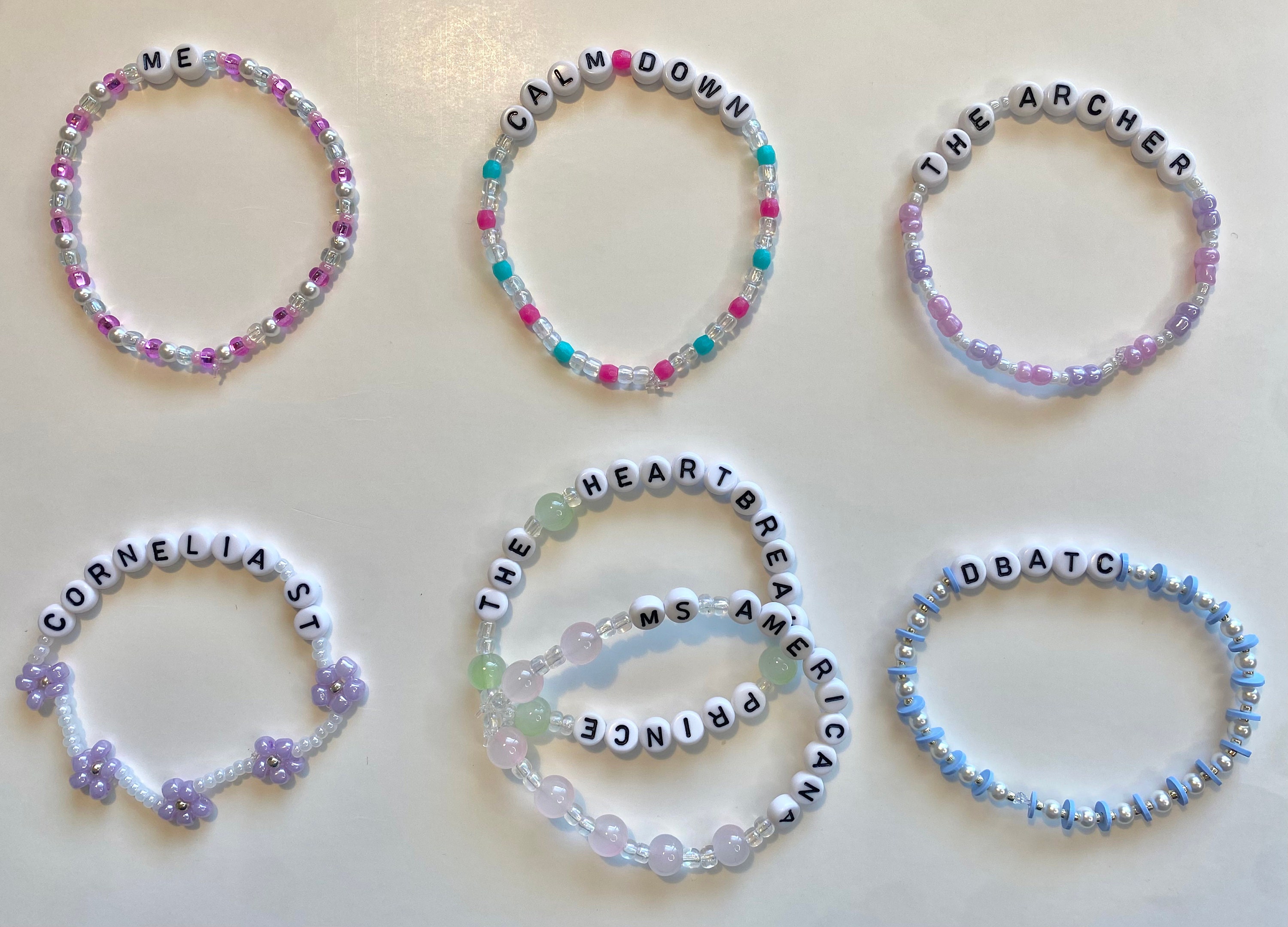 Taylor Swift Lover Album Bracelets Handmade - Etsy