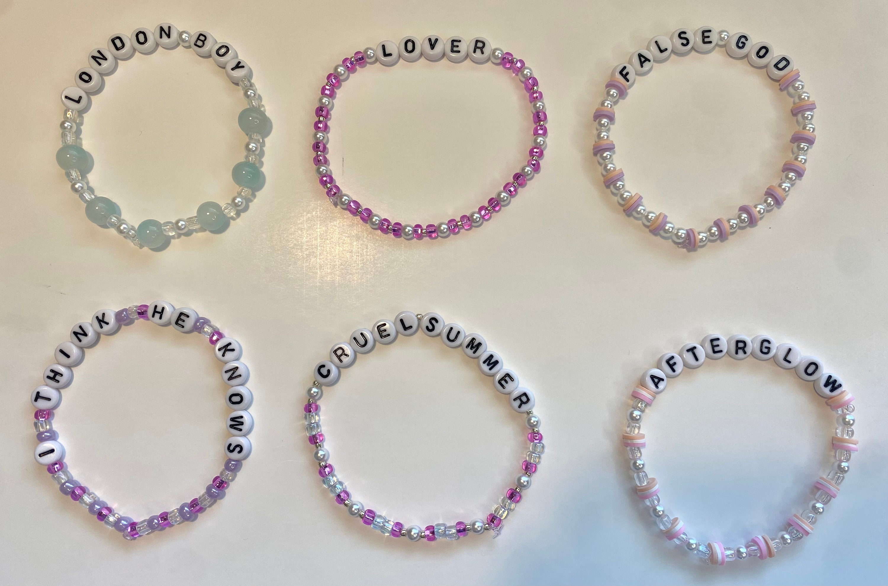 Taylor Swift Lover Album Bracelets Handmade - Etsy