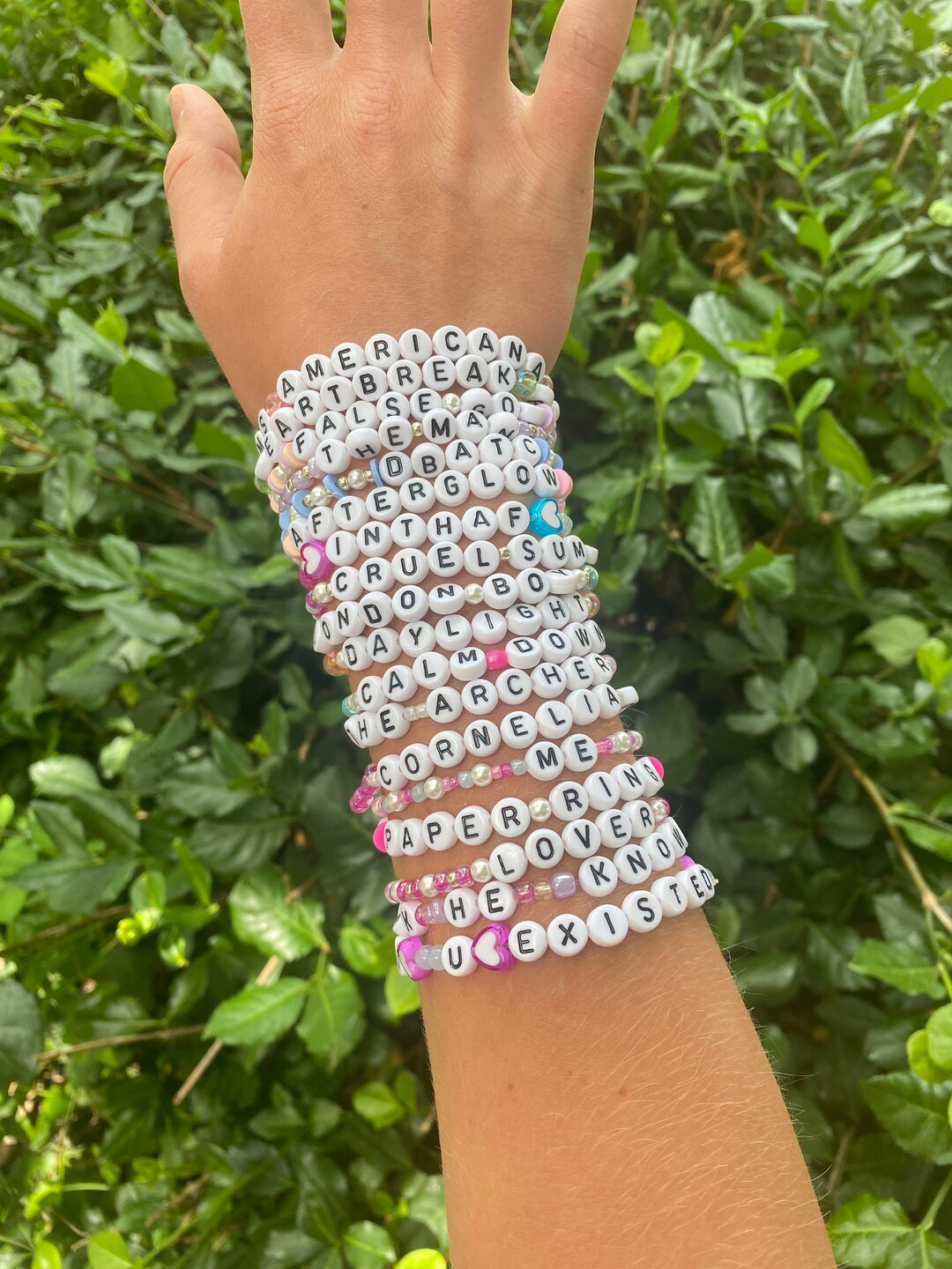 Taylor Swift Lover Album Bracelets Handmade - Etsy