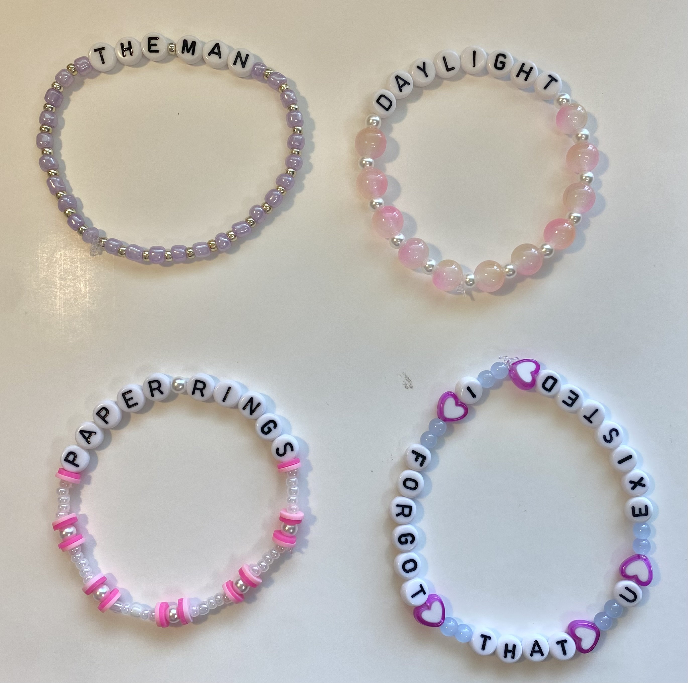 Taylor Swift Lover Album Bracelets Handmade - Etsy