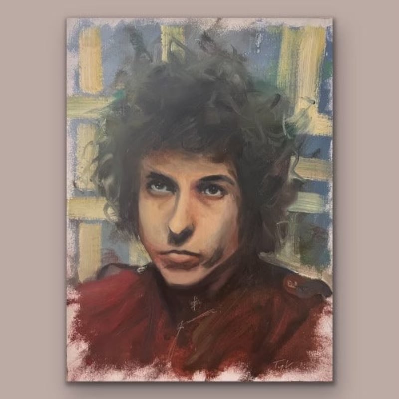 Bob Dylan Portrait - Etsy