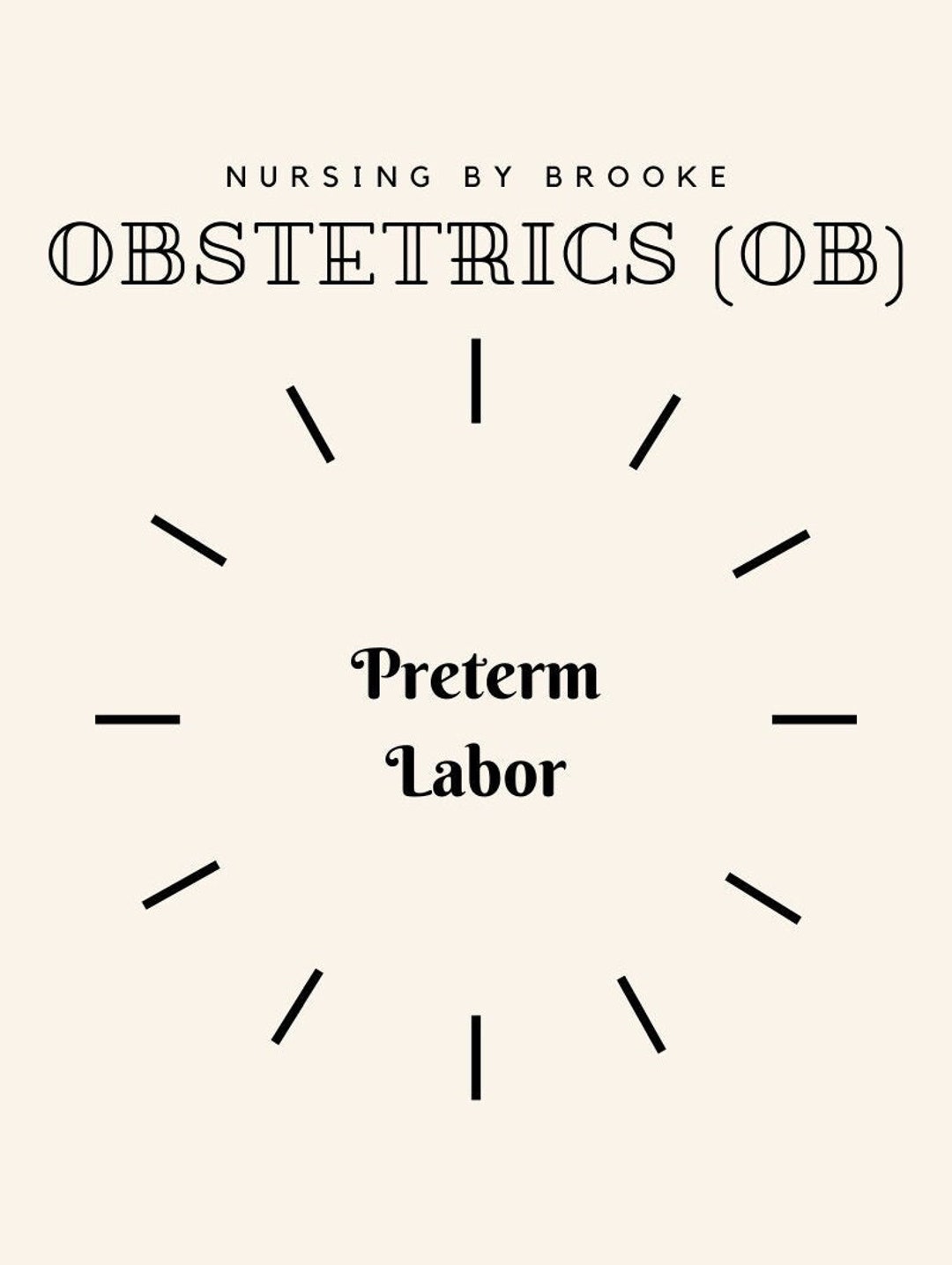 Preterm Labor Nursing Notes - Etsy