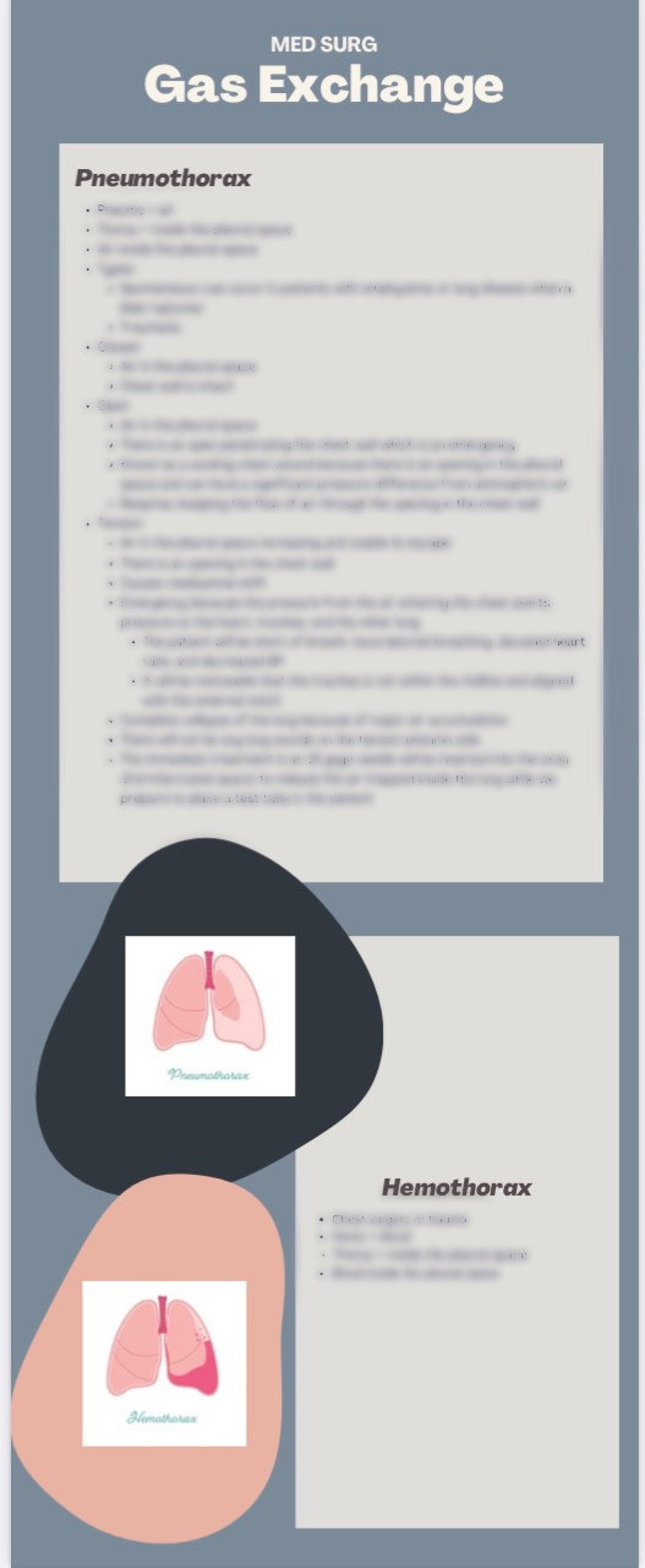 Pleural Effusion, Pneumothorax, & Chest Tubes NURSING NOTES - Etsy