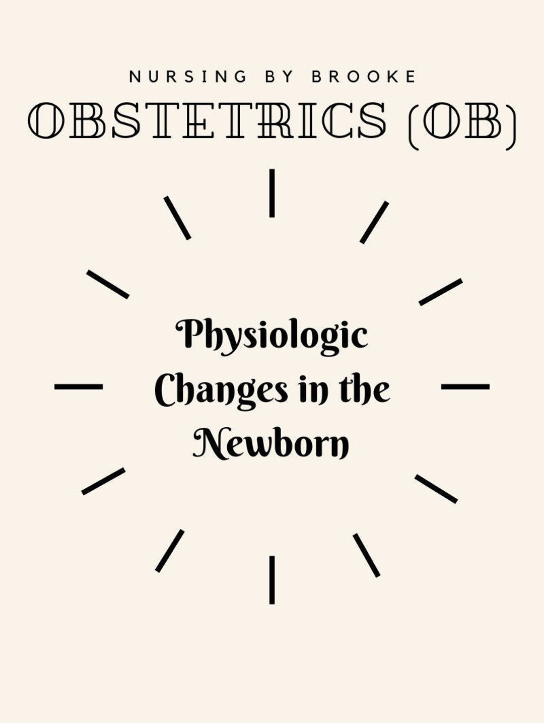 Physiologic Changes in the Newborn Nursing Notes - Etsy