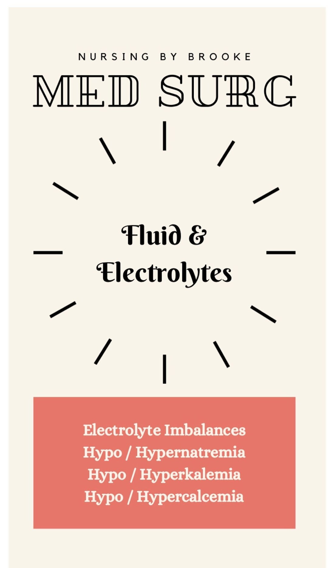 Nursing Notes / Fluid and Electrolyte Imbalances - Etsy