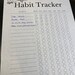 Habit Tracker - Etsy