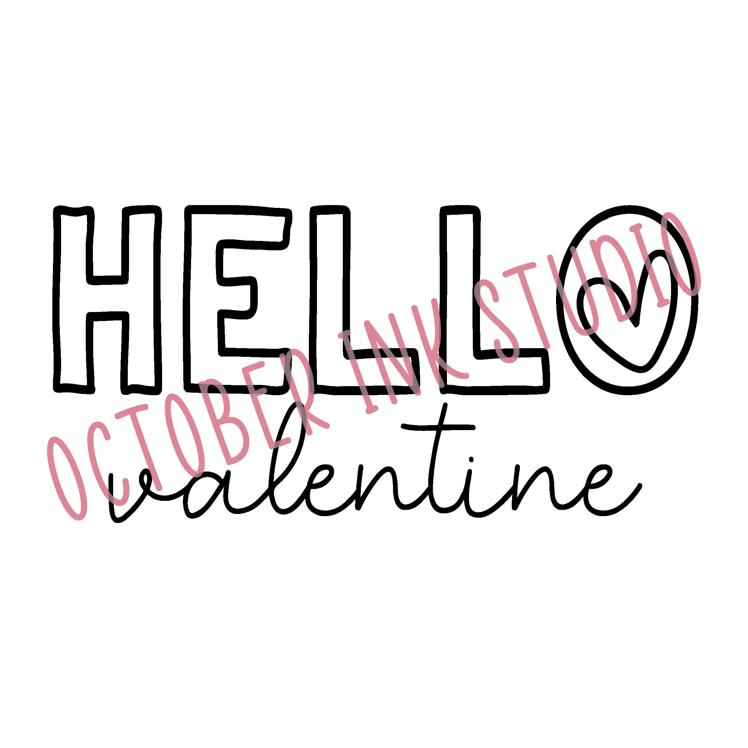 Hello Valentine Svg/png, Valentine Svg, Heart Svg, Cricut Cut Files ...