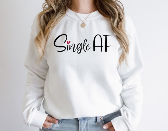 Single AF svg/png valentine svg heart svg Cricut Cut Files | Etsy España