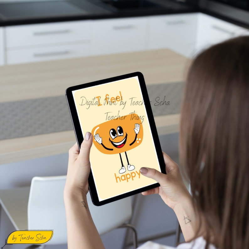 Facial Expression Flash Card, Kids Digital Learning Flashcard, Ready to ...