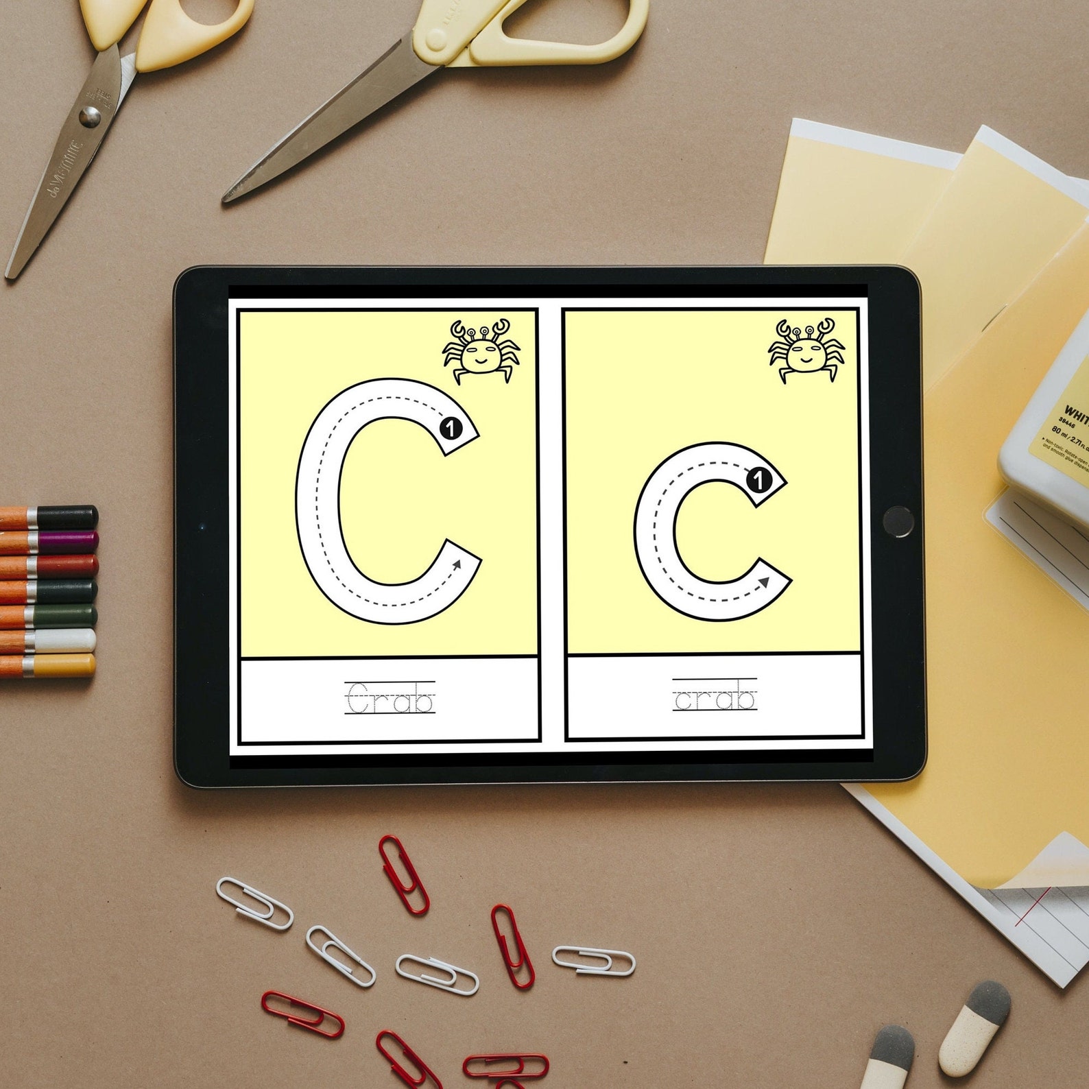 Alphabet Flashcard Capital and Small Letters With Picture Nursery ...