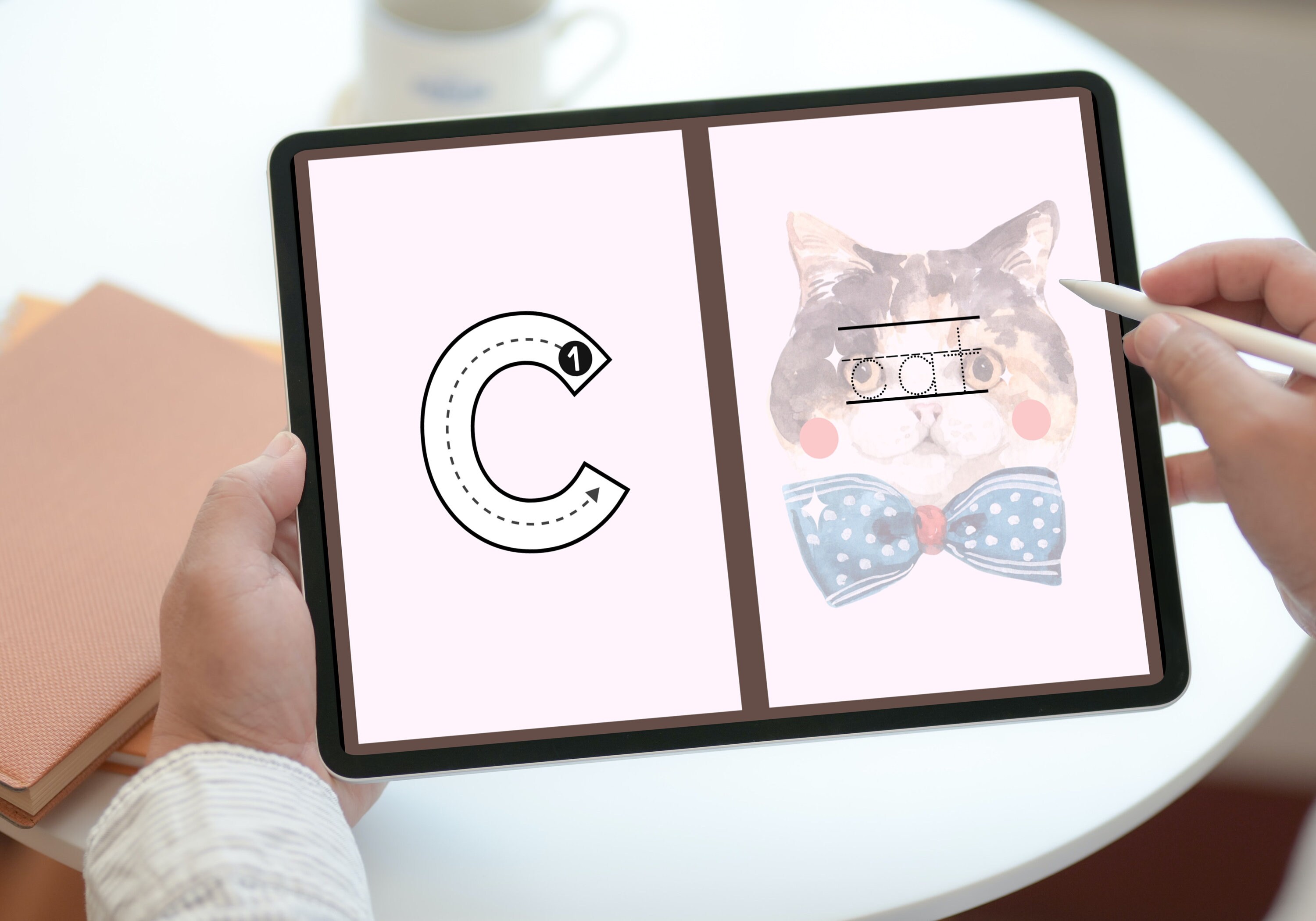 Kids Alphabet Flashcard, Digital Flashcard, Ready to Print Flashcard ...