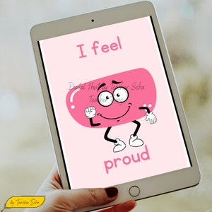 Facial Expression Flash Card, Kids Digital Learning Flashcard, Ready to ...