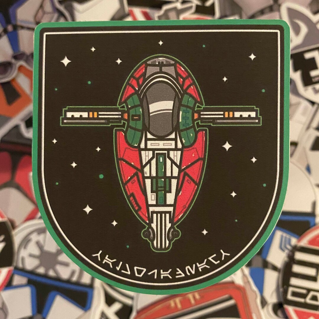 Star Wars Starship Vinyl Stickers (hydroflask/laptops/water Bottles ...