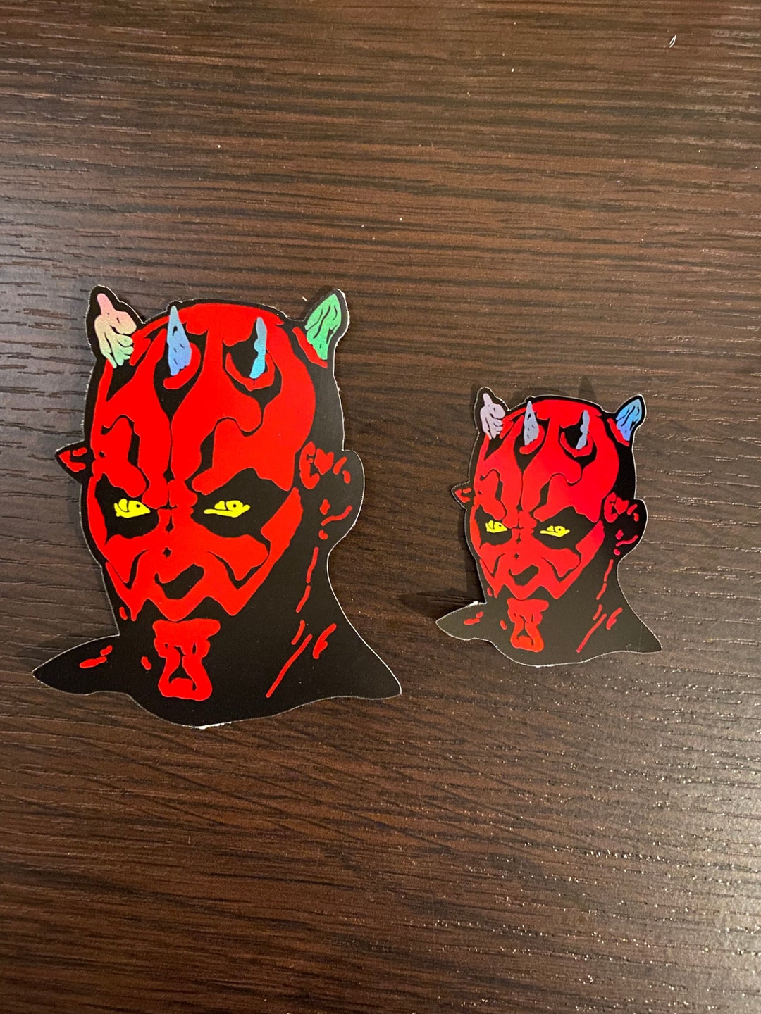 Star Wars Darth Maul Holographic Sticker (laptops/party Favors/gifts ...