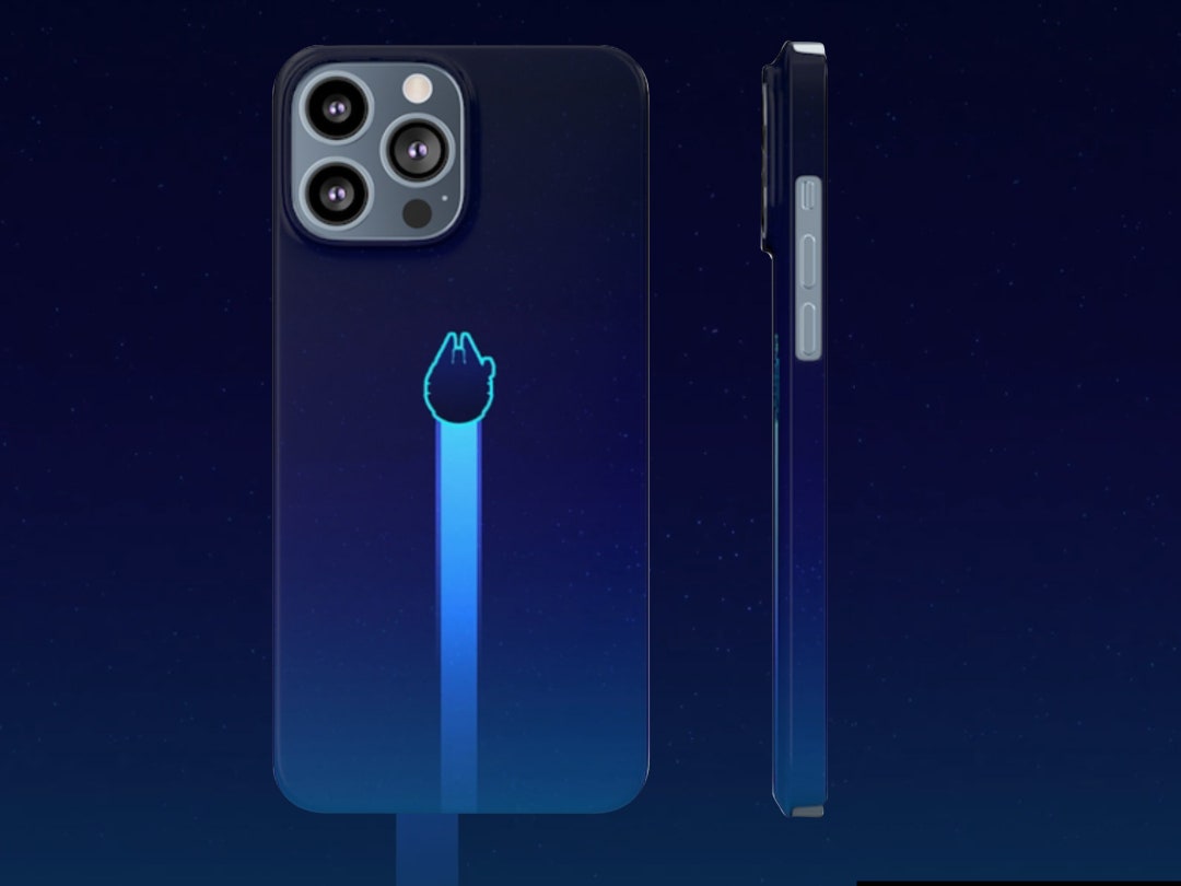 Star Wars Millennium Falcon Launch iPhone Case 14, 13, 12, 11, X, Xr, 8 ...