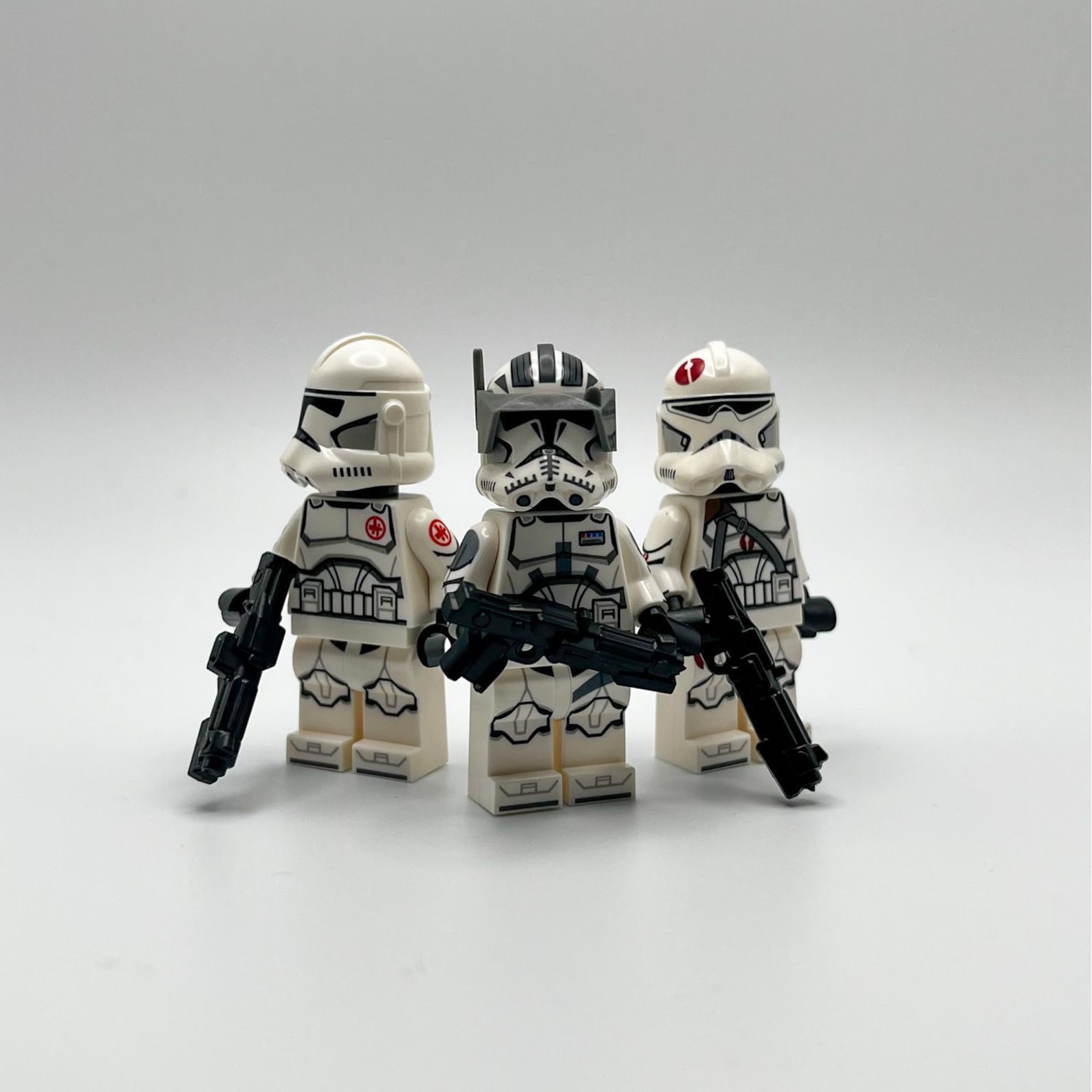 Star Wars Clone Blasters, Rifles, and Minigun (custom LEGO® Compatible ...