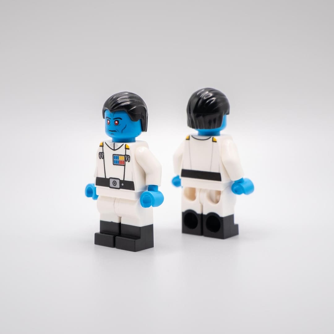Star Wars Admiral Thrawn and Clone Naval Officer (UV Printed Custom ...