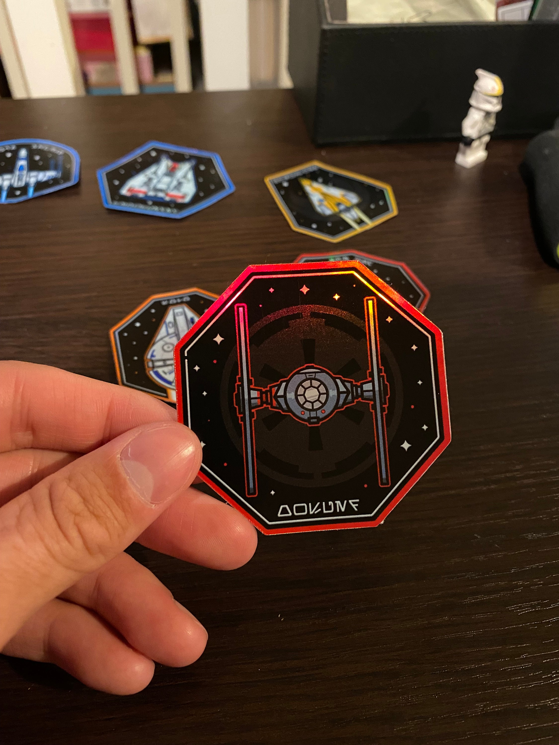 Star Wars Starship Holographic Vinyl Stickers laptops/party - Etsy