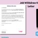 Withdraw Offer Letter, Withdraw Job Offer, Formal Letter, HR Letter ...