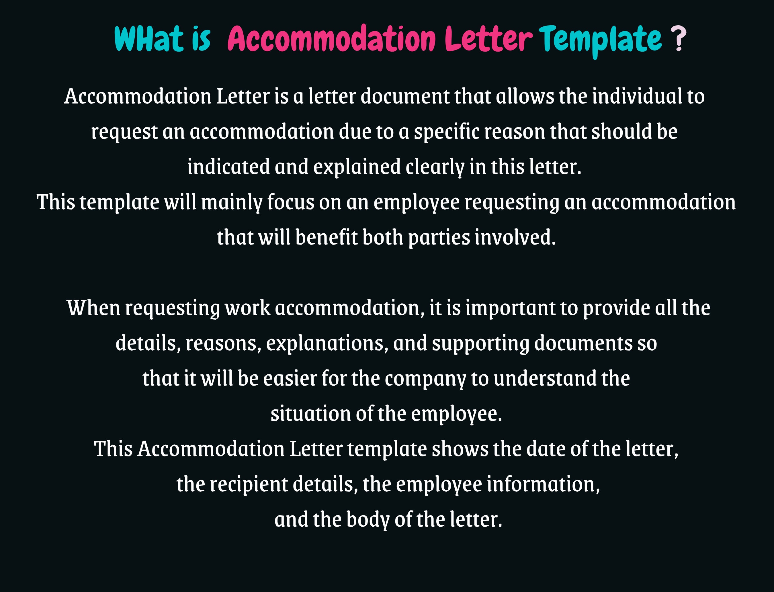 Accommodation Letter, Living Quarters, Quarters Request, Homestay ...