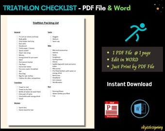 Printable Checklist Packing | Etsy