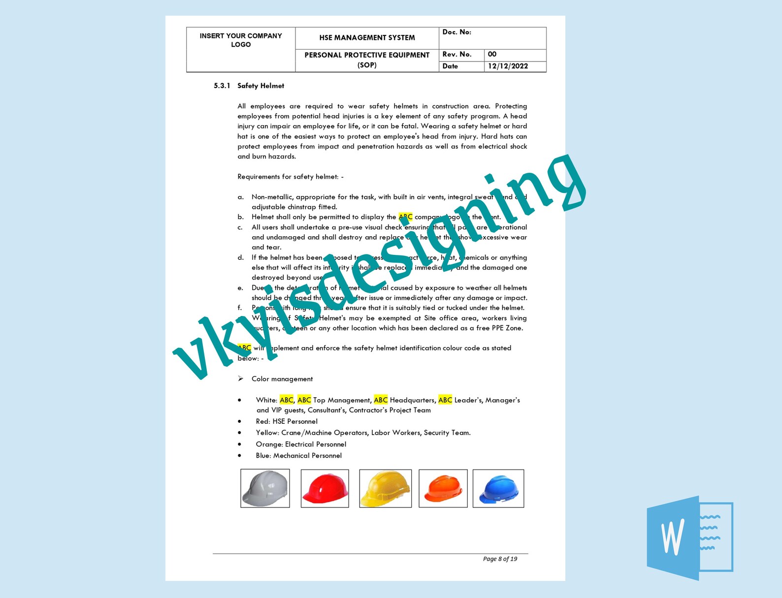 PPE SOP, Safety Protective, Health Safety Tool, Safety Equipment ...