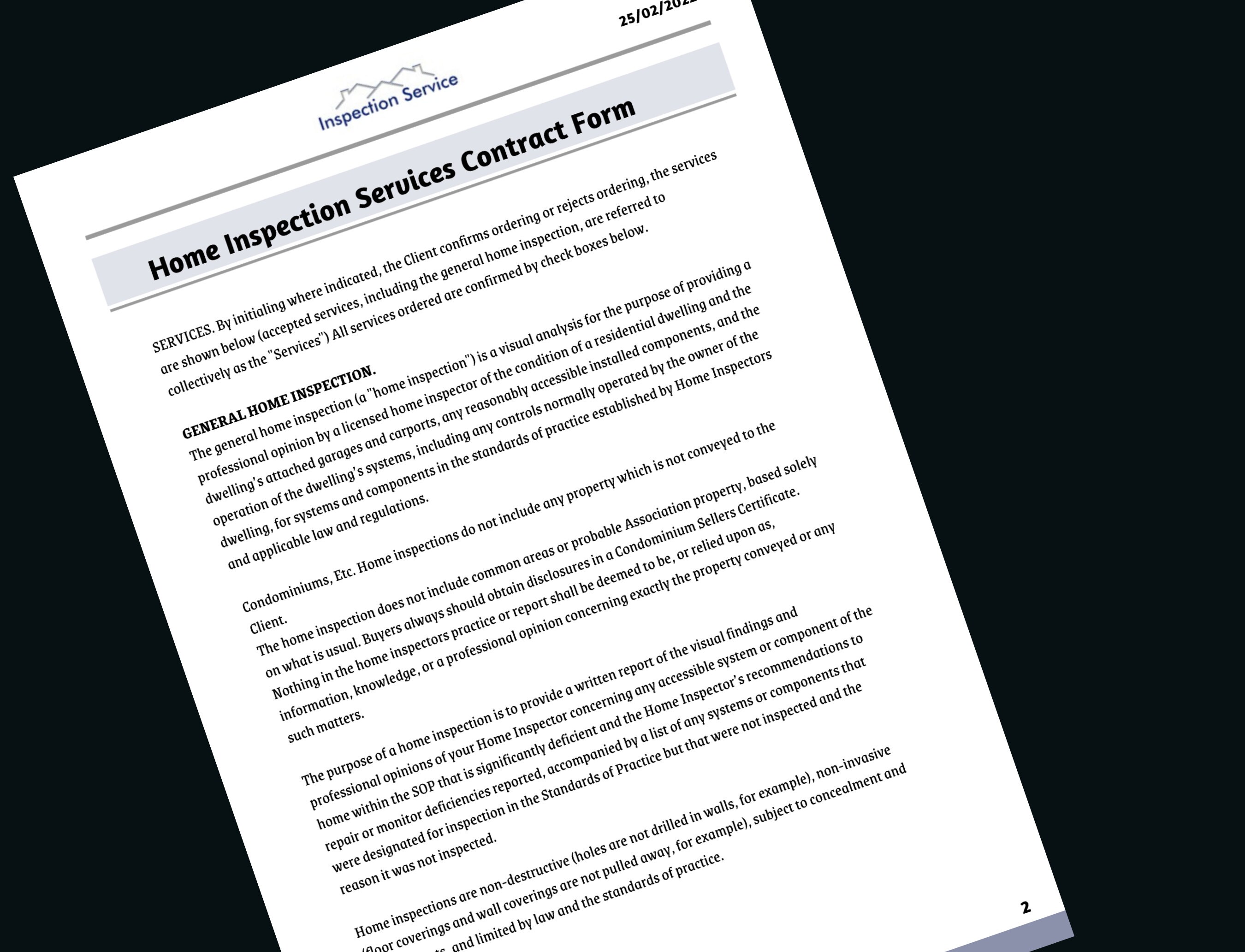 Home Inspection Form, Home Inspection Service, House Checklist, Lead ...