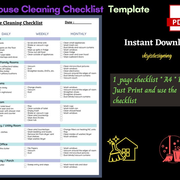 Booking Forms for House Cleaning - Etsy