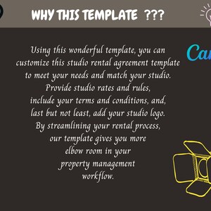 Studio Rental Agreement, Studio Contract, Photographer Contract, Studio ...