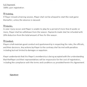 Soccer Contract Football Contract Sports Agreement Football Game ...