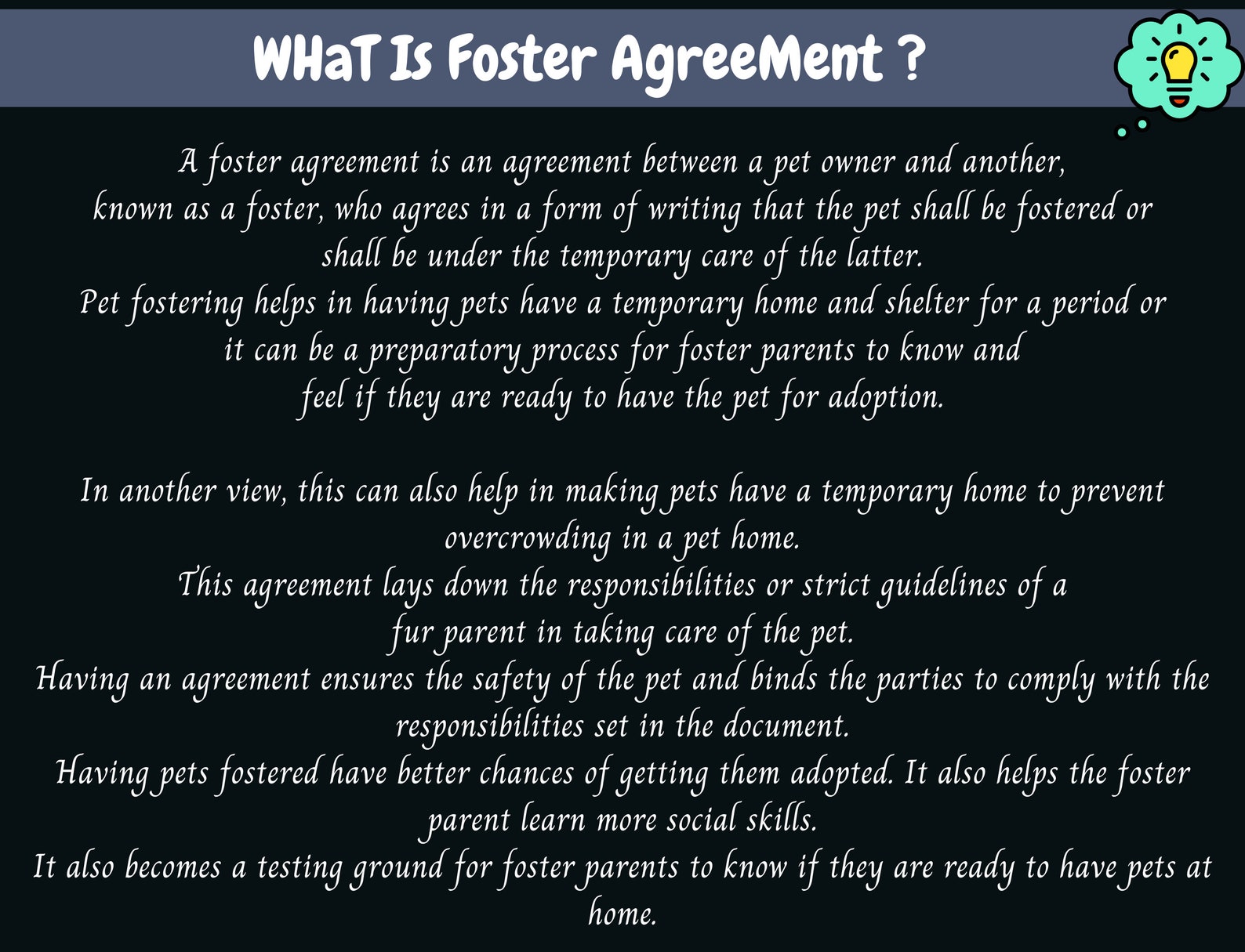 Foster Agreement, Pet Owner, Pet Fostering, Dog Shelter, Animal ...