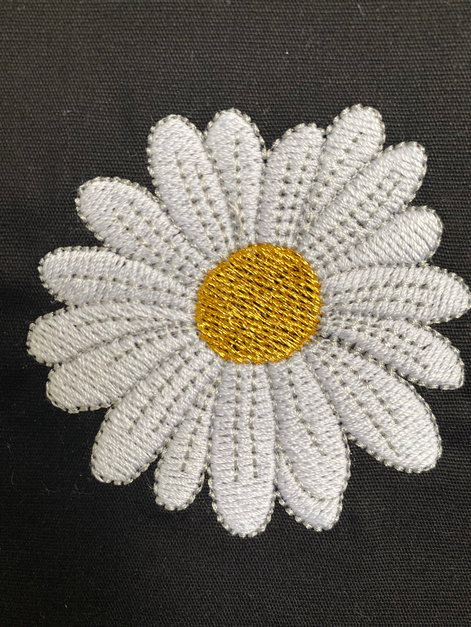 Daisy Tote Bag Embroidered Daisy Tote Bag Daisy Tote Bag Birthday Gift ...