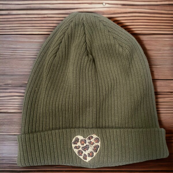 Heart Beanie - Etsy