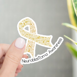 Neuroblastoma Sticker for Neuroblastoma Cancer Awareness Gift Childhood ...