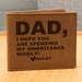 Custom Handmade Wallet Father's Day Gift Funny Wallet for Step Dad ...