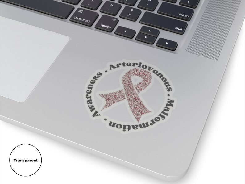 AVM Awareness Sticker AVM Sticker for AVM Survivor Wear Red for ...