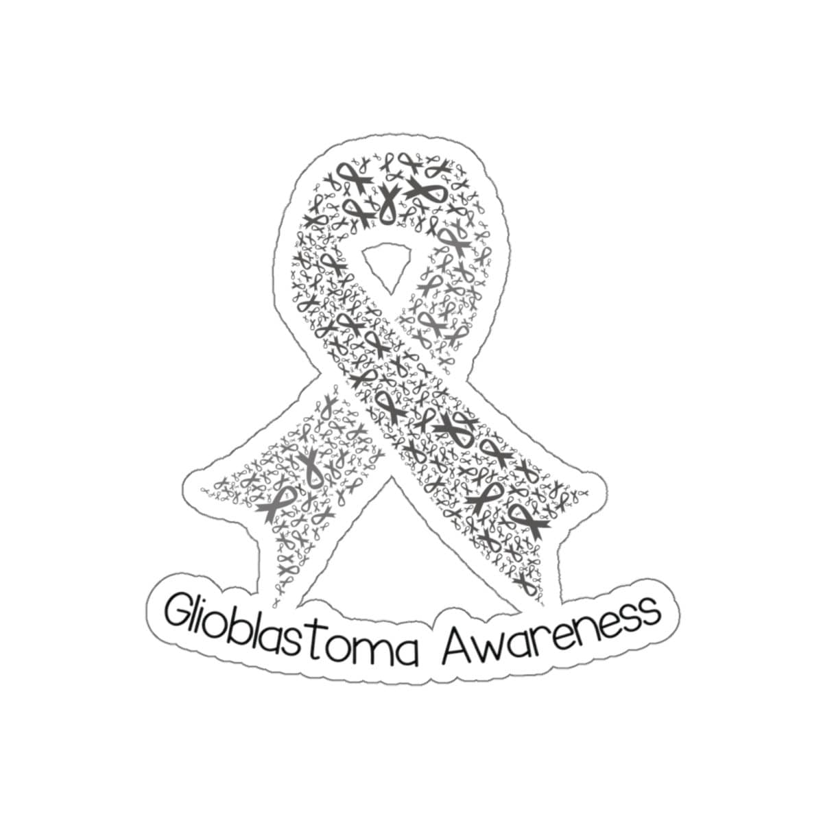 Glioblastoma Sticker for Glioblastoma Awareness Gift for Brain Tumor ...