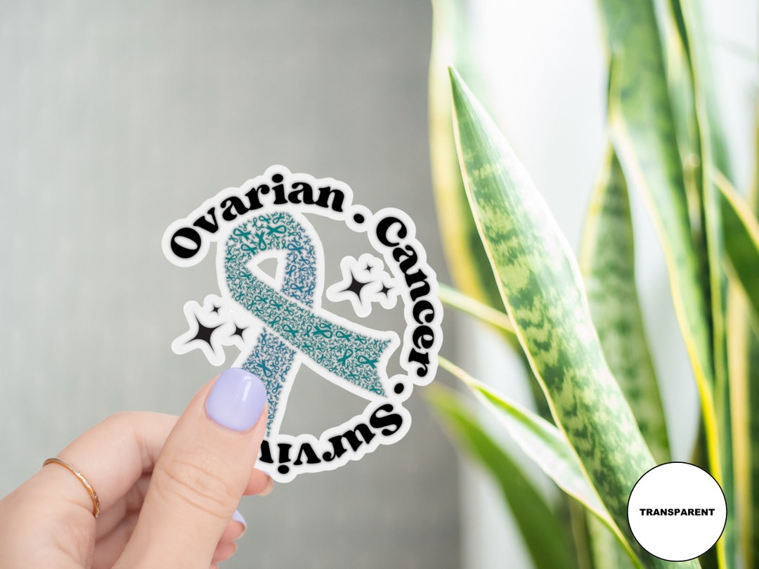 Ovarian Cancer Survivor Sticker for Ovarian Cancer Awareness Sticker ...