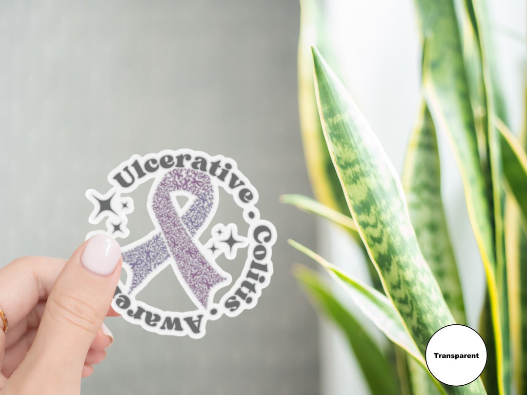 Ulcerative Colitis Sticker for CF Awareness Gift Sticker CF Awareness ...