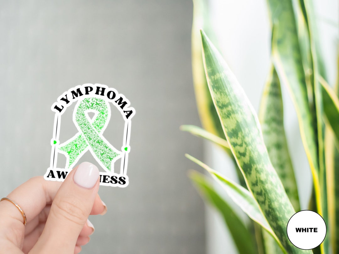 Lymphoma Awareness Sticker for Lymphoma Cancer Awareness Lymphoma ...