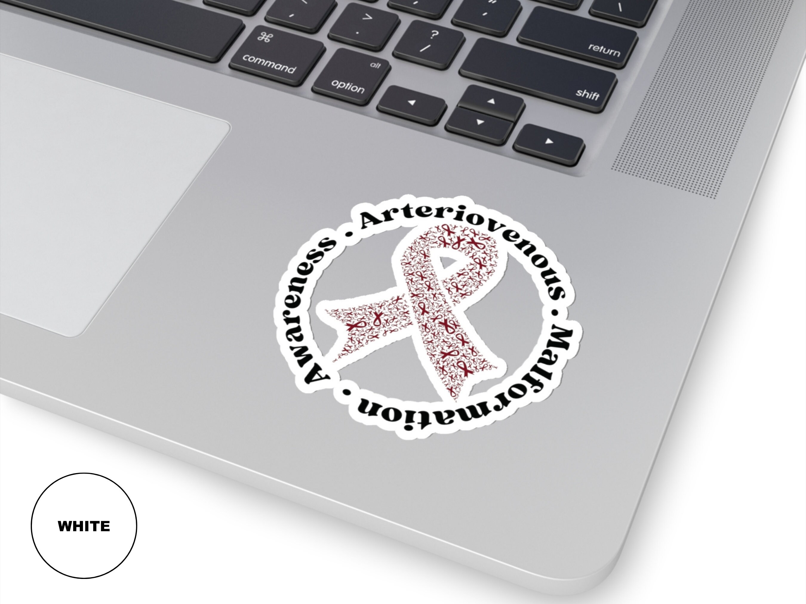 AVM Awareness Sticker AVM Sticker for AVM Survivor Wear Red for ...
