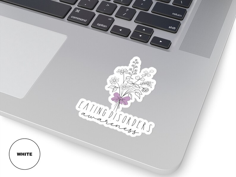 Eating Disorders Sticker for Bulimia Nervosa Awareness Sticker Lilac ...