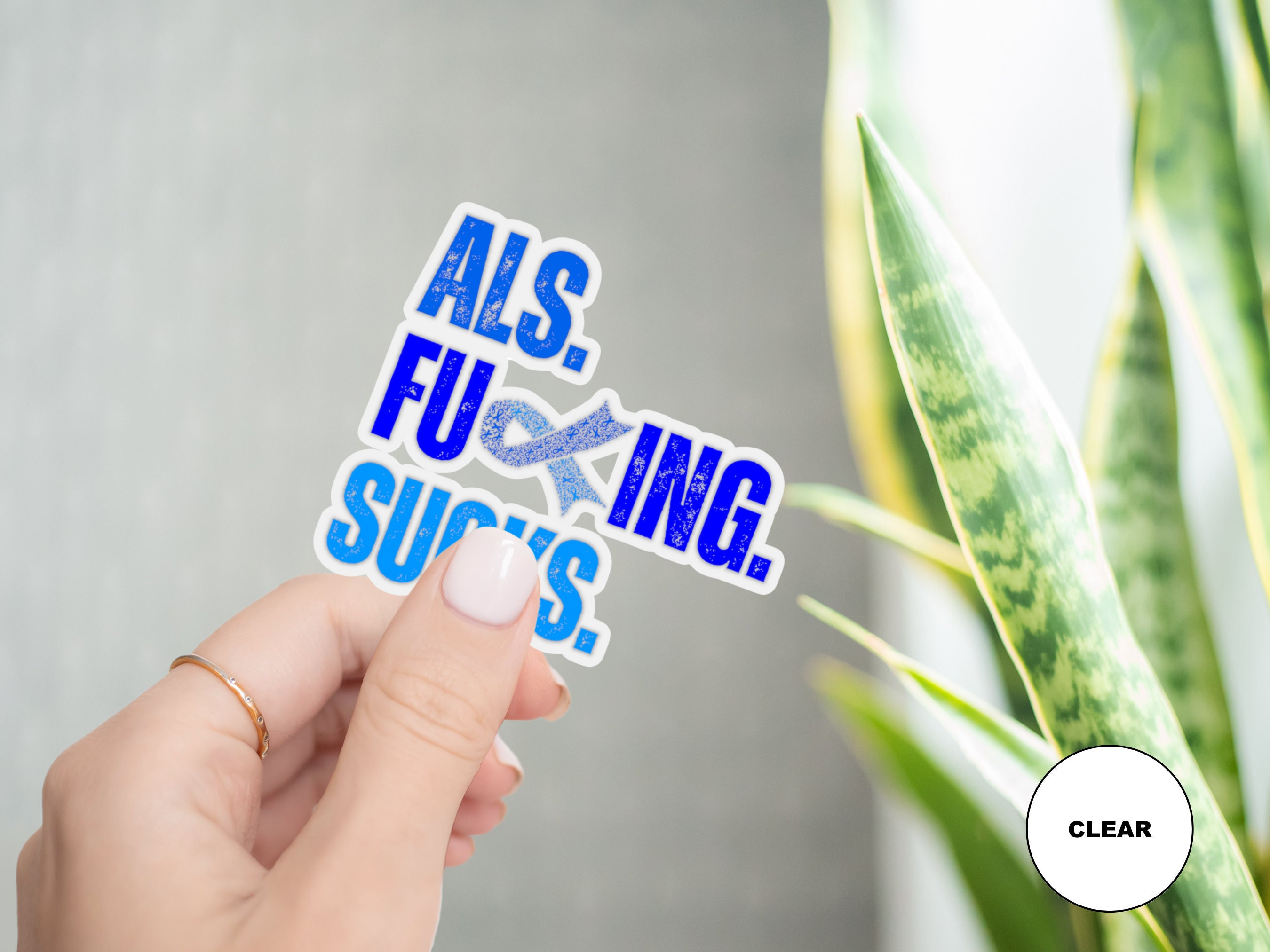 ALS Awareness Sticker for ALS Awareness Sticker Amyotrophic Lateral ...