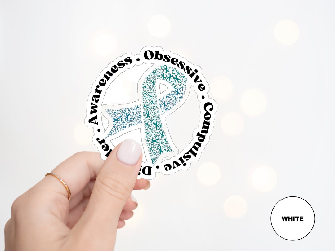 OCD Awareness Sticker for Computer OCD Awareness Clear Sticker for ...