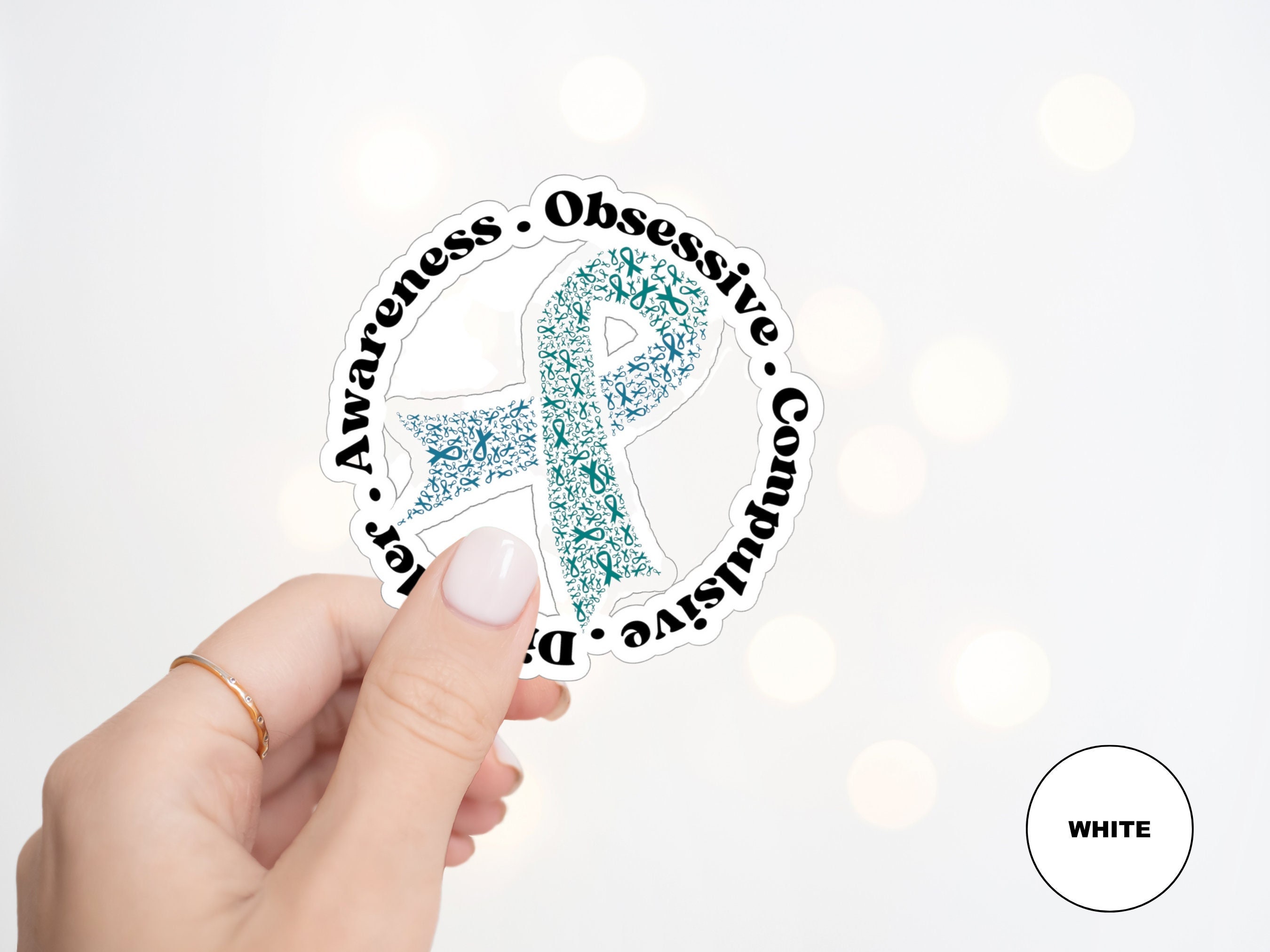 OCD Awareness Sticker for Computer OCD Awareness Clear Sticker for ...