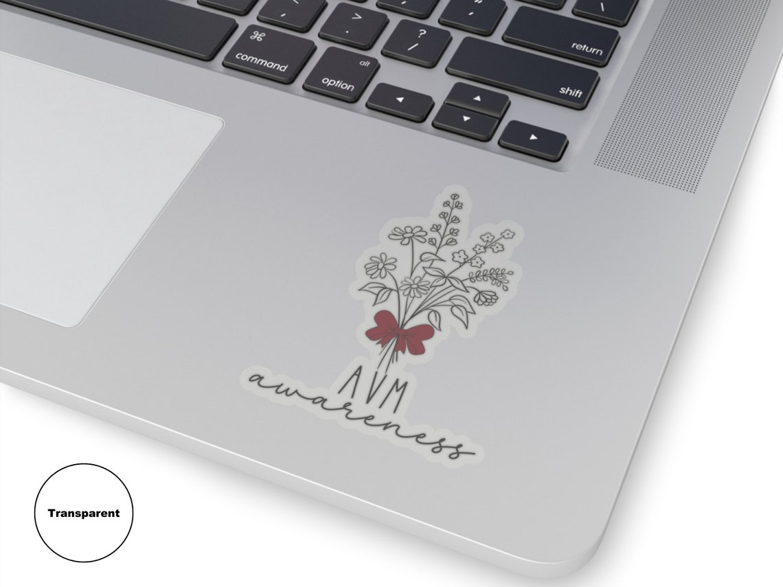 AVM Awareness Sticker AVM Sticker for AVM Survivor Wear Red for ...
