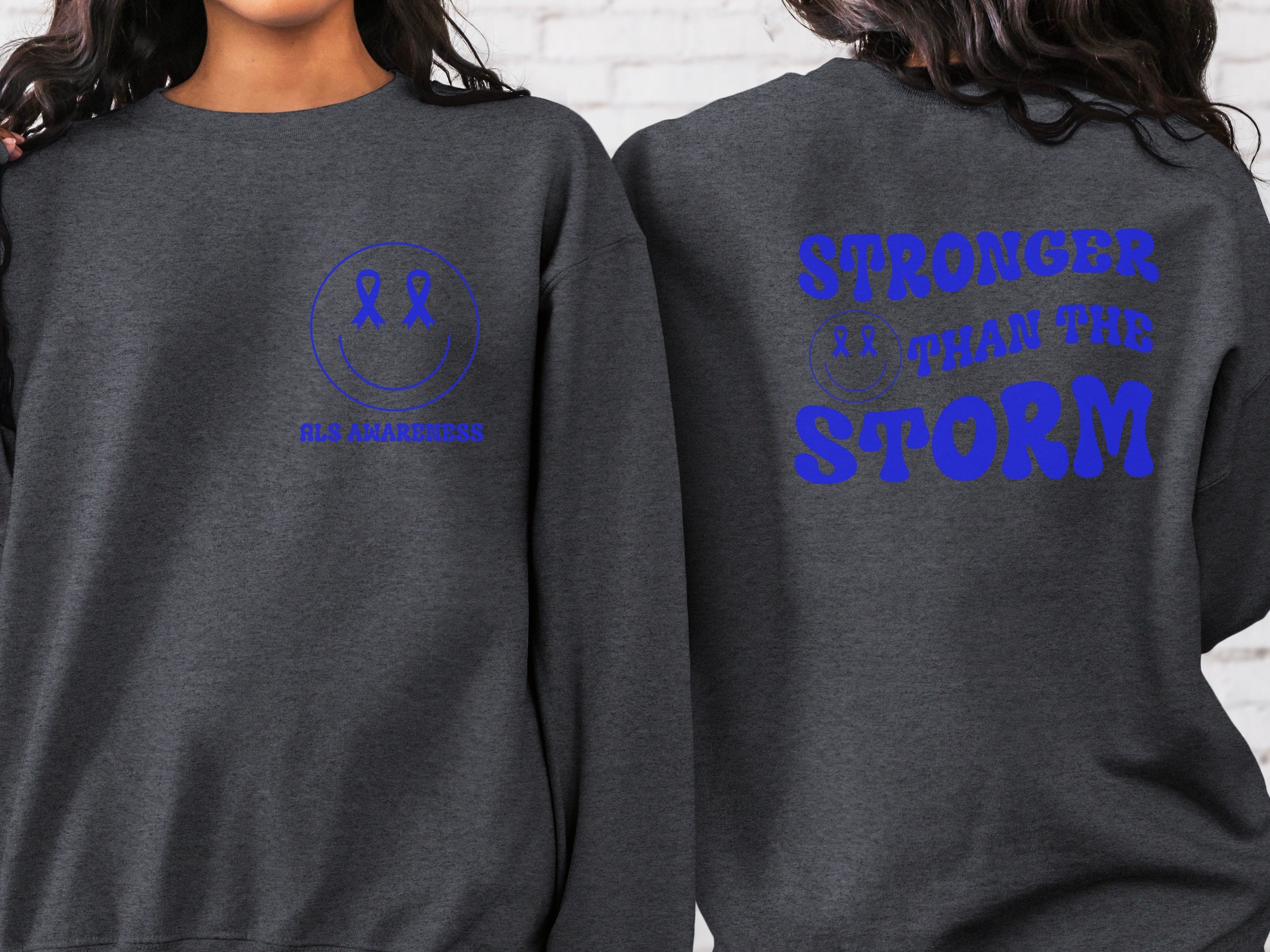 ALS Clothing for ALS Awareness Sweatshirt Amyotrophic Lateral Sclerosis ...